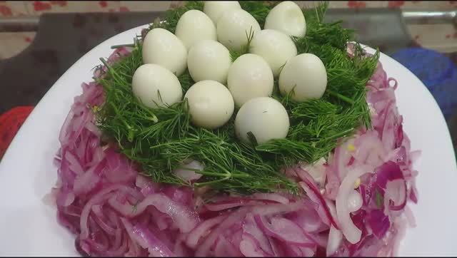 Салат Гнездо