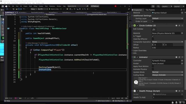 Beginners Guide To Unity - Complete 2D Platformer in C#2