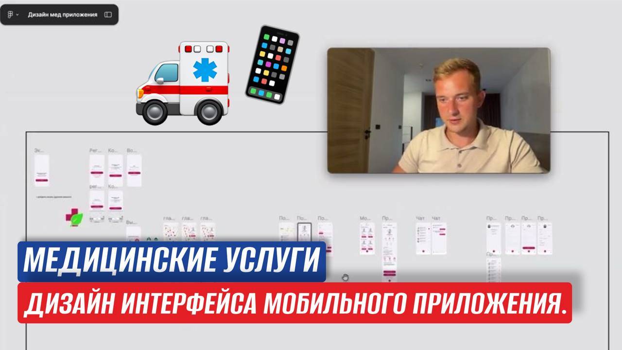 КЕЙС. МЕДИЦИНСКИЕ УСЛУГИ. РАЗРАБОТКА ИНТЕРФЕЙСА ДЛЯ МОБИЛЬНОГО ПРИЛОЖЕНИЯ. ОБЗОР ФУНКЦИОНАЛА.