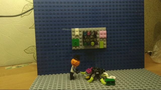 Лего анимация Тыкватрон VS Паук!