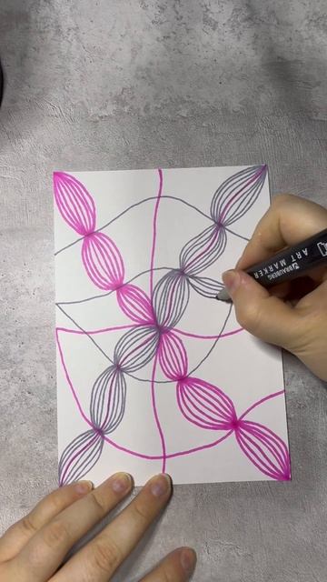 Рисую абстракцию | Поэтапное рисование ✍️