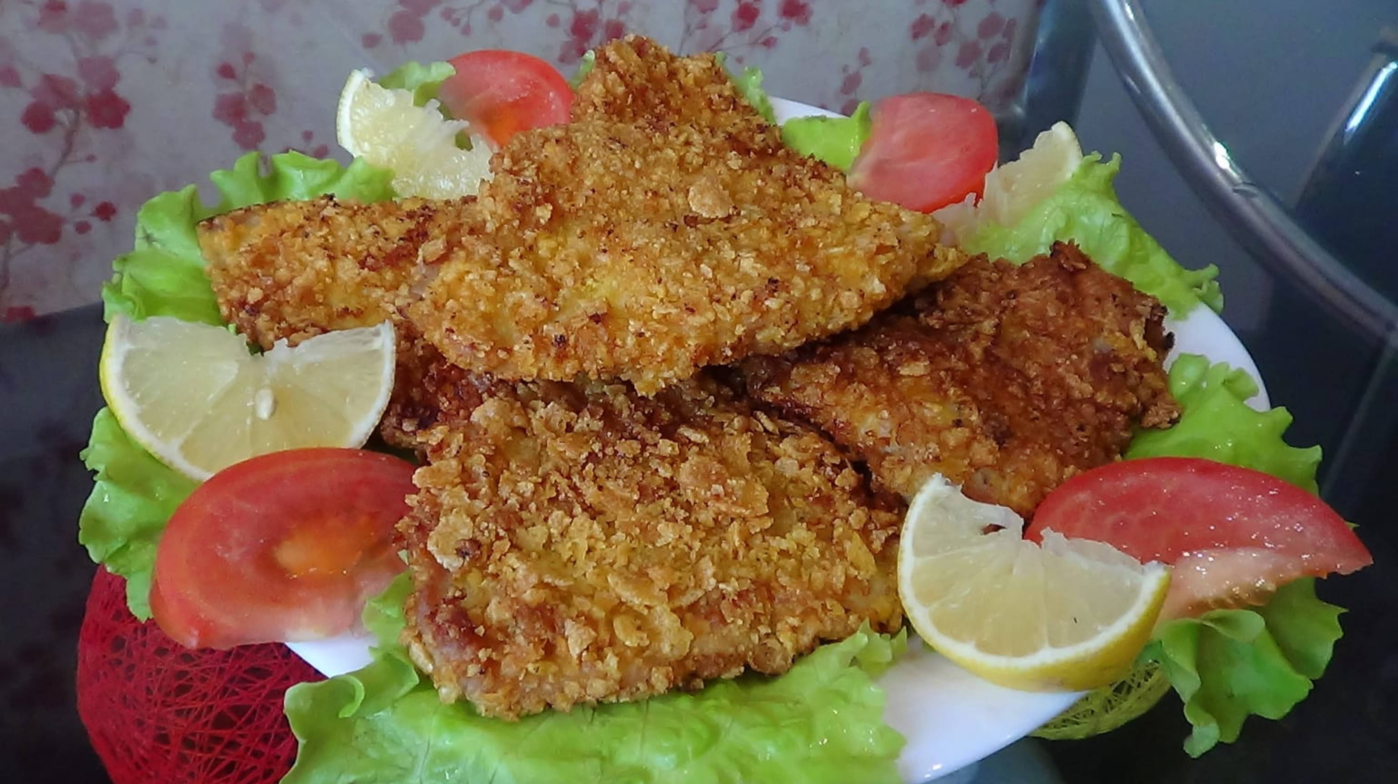 Шницель в хрустящей корочке