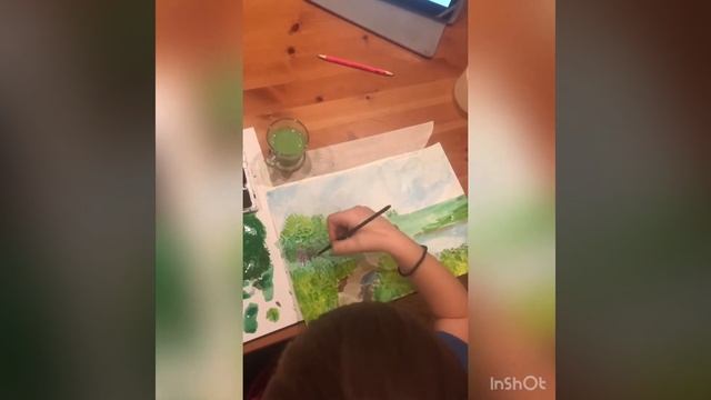 Ванюша 5 лет «Летний день в деревне»