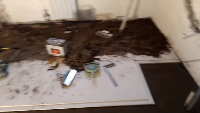 Теплый пол + сухая стяжка на песок