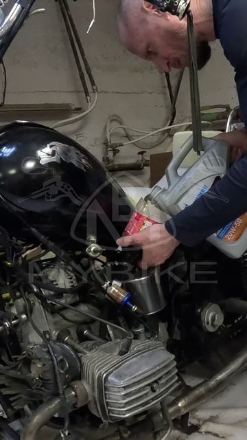 КАСТОМ БАЙК | замена масла | #shorts