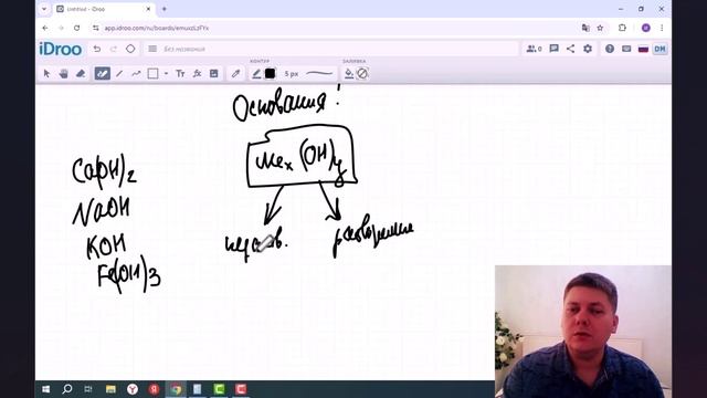 Основания. Химия 8 класс.