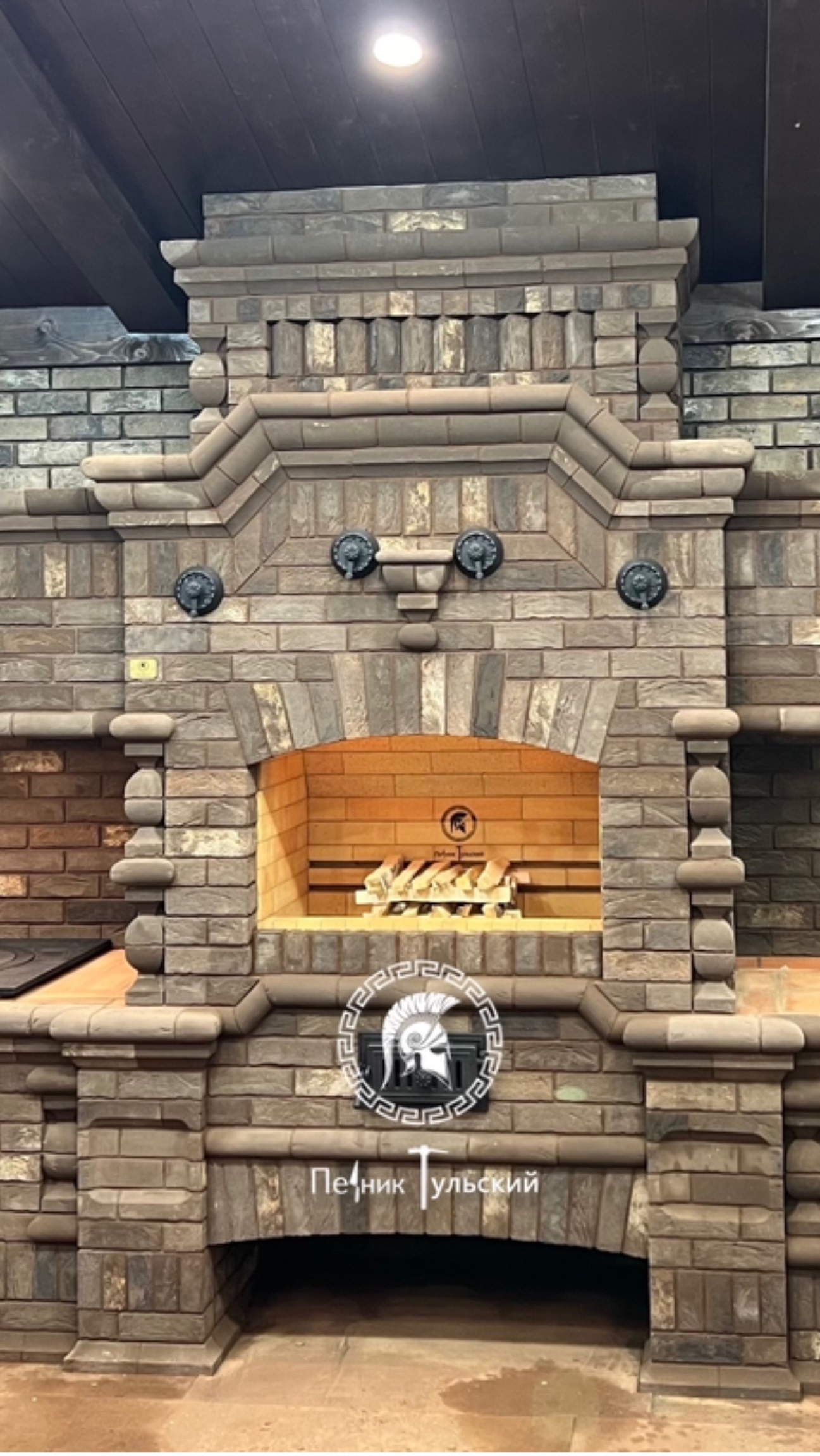 Барбекю комплекс в Нео-Тульском стиле