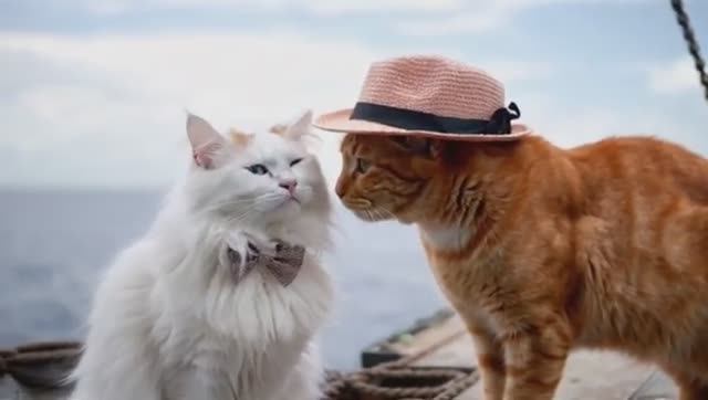 Юрий Антонов Белый теплоход. Котоклип.