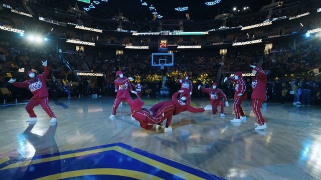 JABBAWOCKEEZ at the 2022 NBA Finals