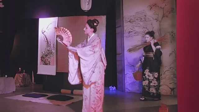 Пуччини "Мадам Баттерфляй" (2 акт), учебный спектакль  — Ф. Биязова, Э. Кильдеева, Д. Казаков