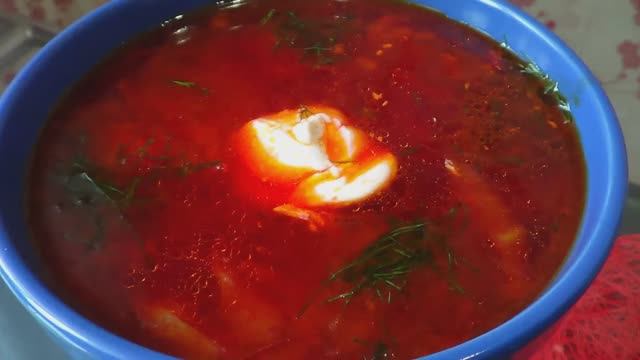 Вкусный домашний борщ