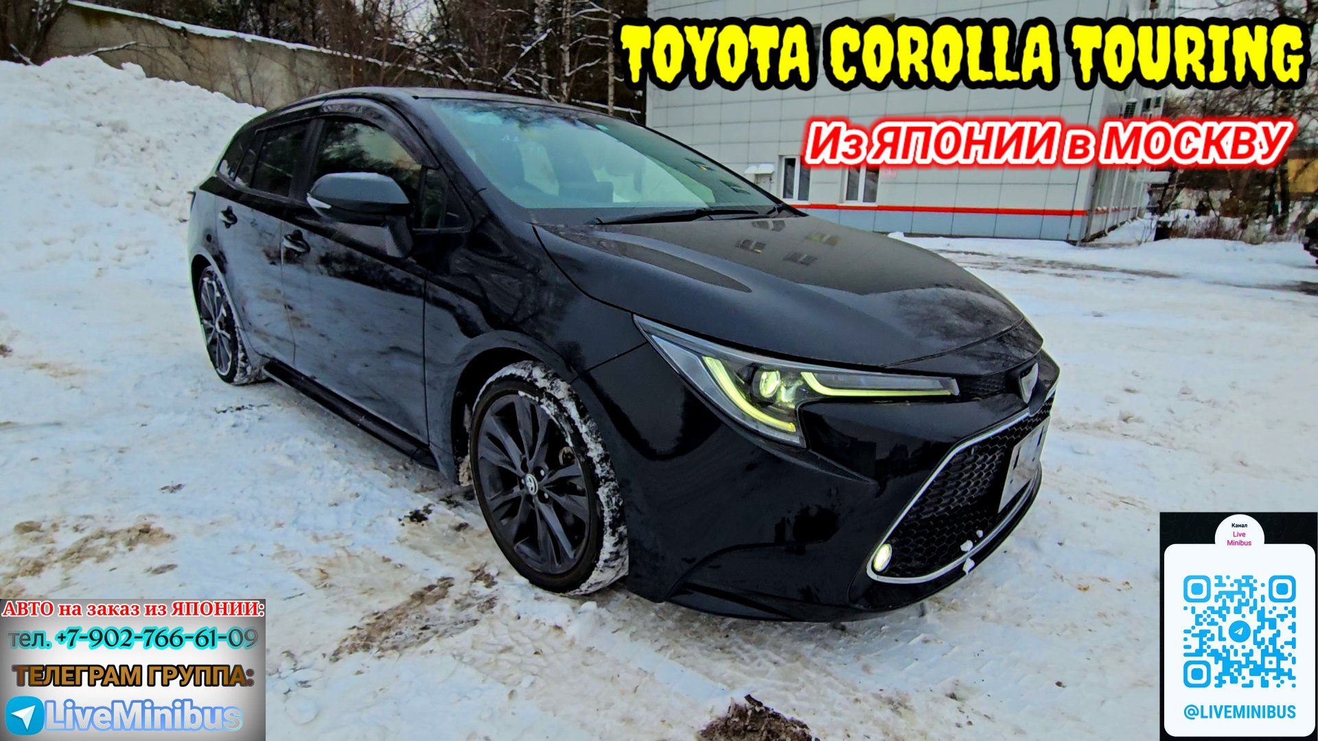 TOYOTA COROLLA TOURING добралась из Японии в МОСКВУ