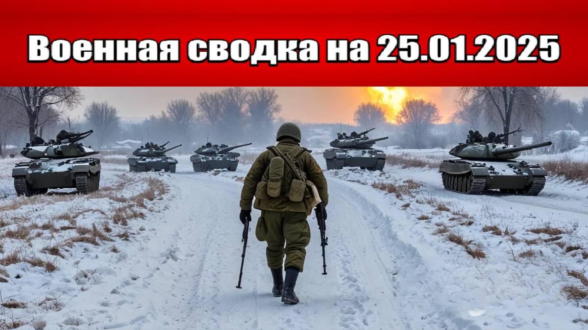«Прорыв на Покровском участке: ВС РФ завершают разгром врага в Котлино!»: Военная сводка 25.01.2025