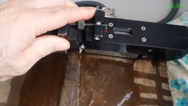 НК. УЗ контроль реальной трещины продольного шва Скаручем в автоматизированном режиме.