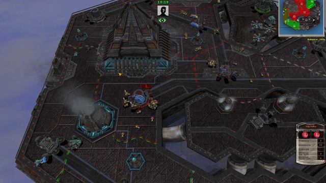 Massive Assault Network 2 (TBS game): map Station Thunder, playing on Linux against human, victory
