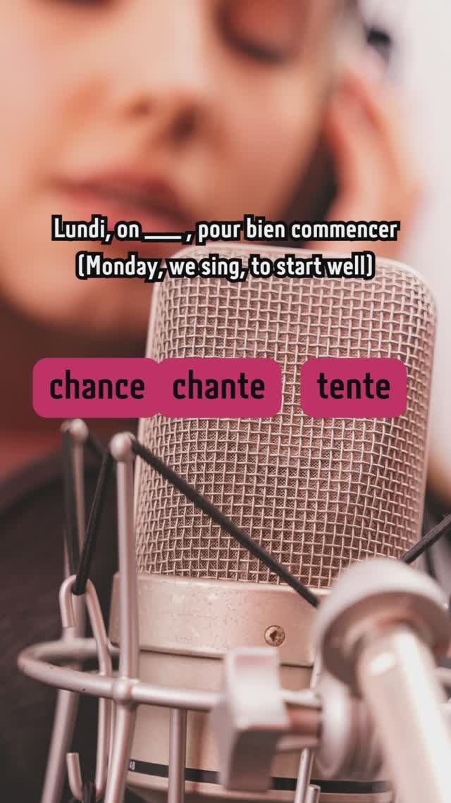 French days of the week