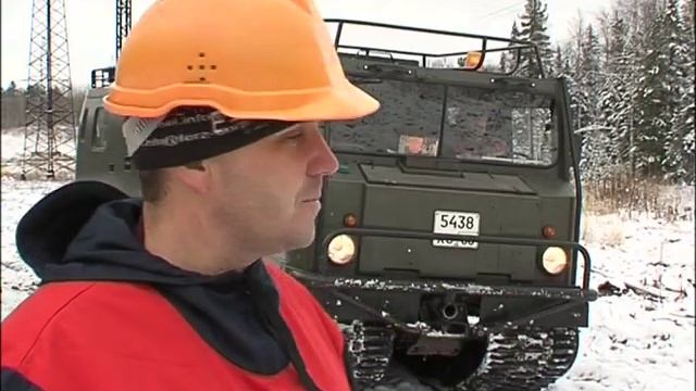 2009 10 29  Мегион МЭН Аган применение спец. техники при приемке новой линии