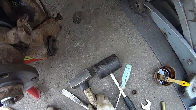 Ауди 100 С3 quattro 85 г. Отчет №7. Сборка задней подвески.