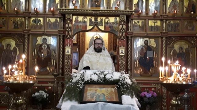 18 января Крещенский сочельник, проповедь иерея Игоря Шананина