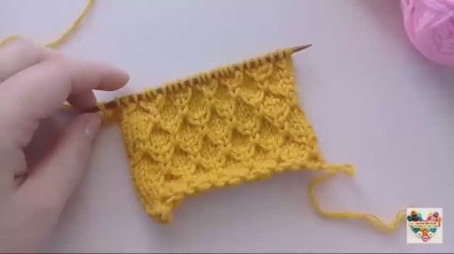 Вяжите это легкий узор спицами не задумываясь