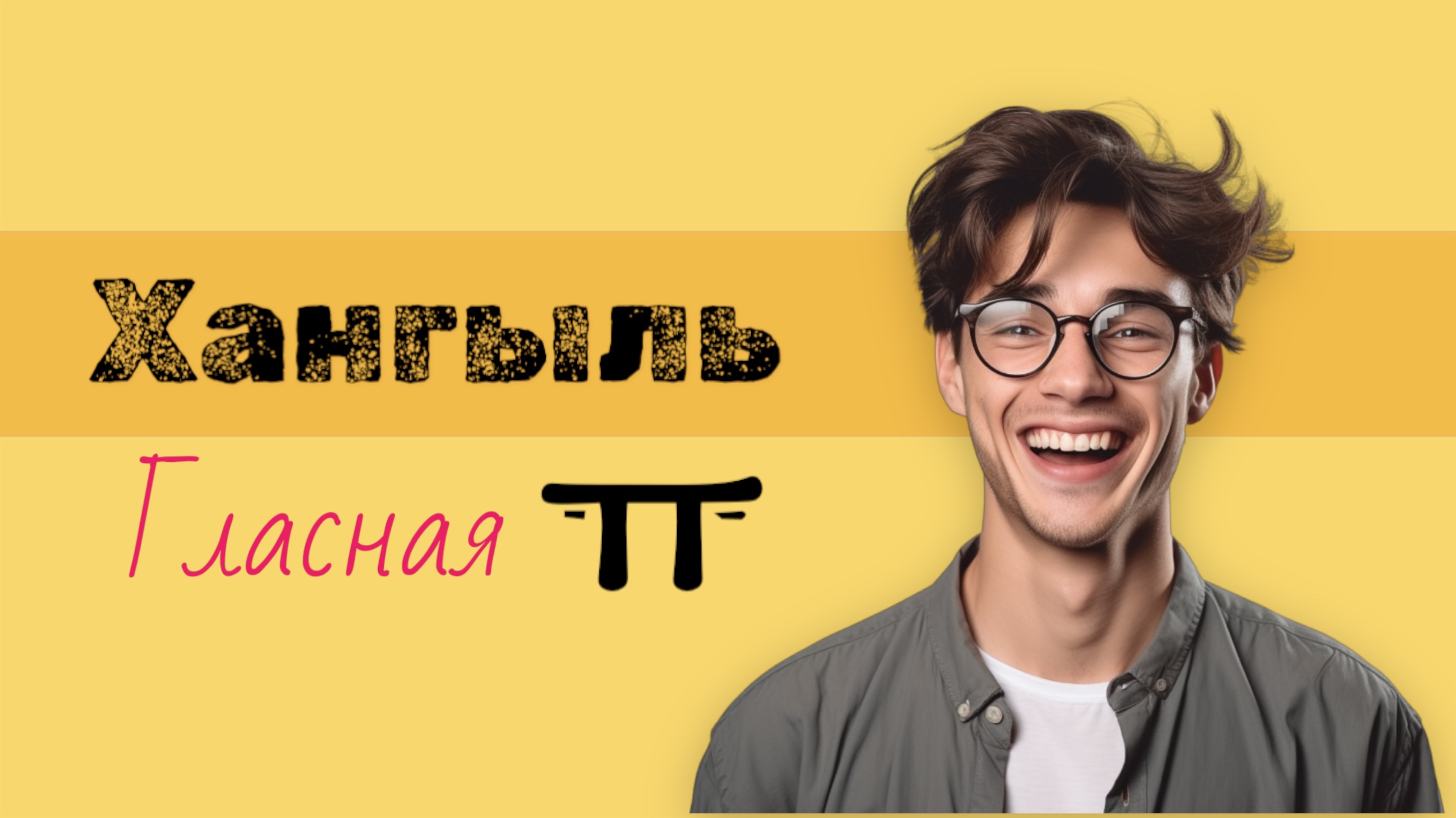 Корейский алфавит Хангыль. Пишем гласную ㅠ