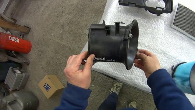 Установка салоного фильтра на Ауди 100 С3 от С4.