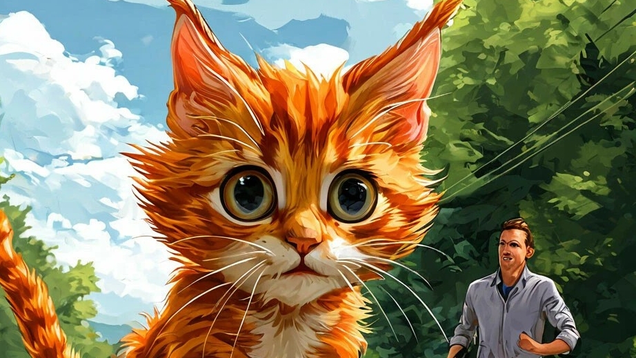 Классное видео о рыжем коте.