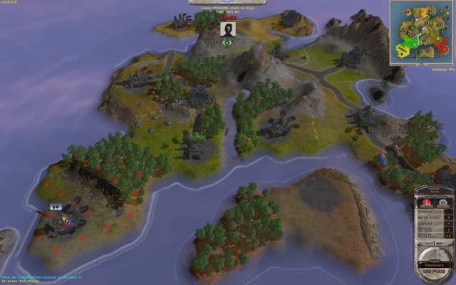 Massive Assault Network 2 (TBS): map V6 Demo, playing on Linux against human: defeat