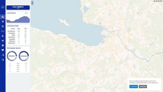 IVAO | Timelapse | 05.04.2023