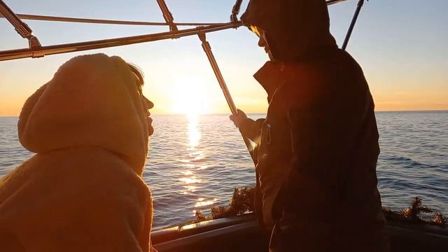 Чёрное море,прогулка на яхте 10.01.25.