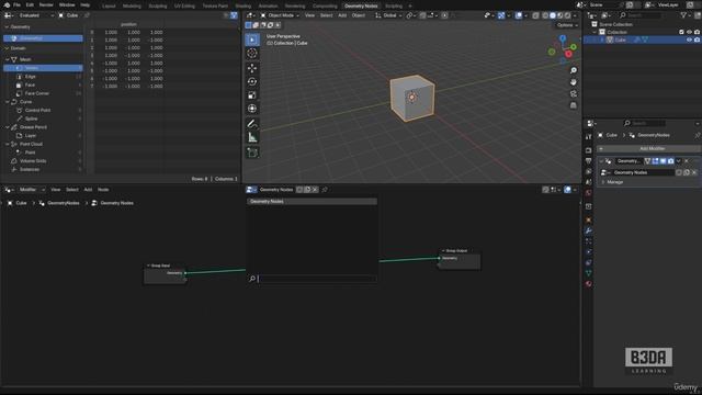 1 -Using Geometry Nodes