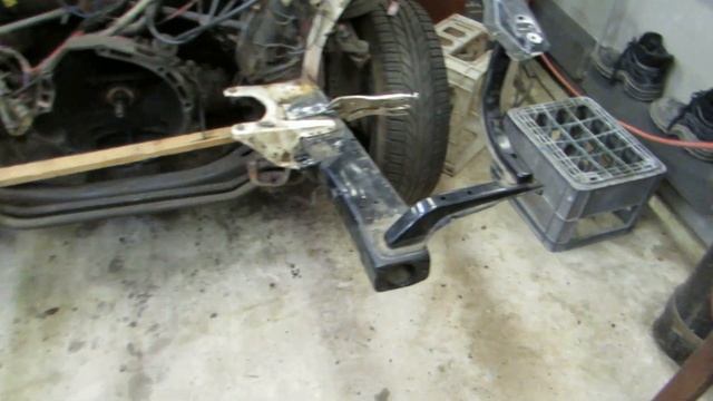 Кузовной ремонт передка Ауди 100 с3