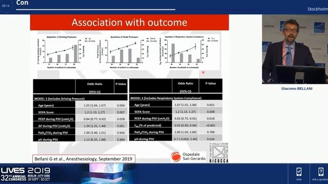 Spontaneous breathing in hypoxemic respiratory failure is dangerous G Bellani