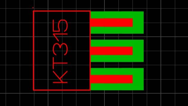 Как нарисовать транзистор при разводке печатной платы Sprint-Layout 6.0