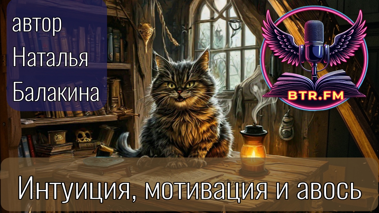 АУДИОКНИГА. Интуиция, мотивация и авось. Автор Наталья Балакина. Саня БтрЪ (Студия BTR_FM)