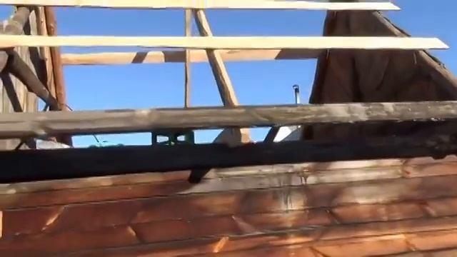 Бюджетный ремонт крыши холодного сарая