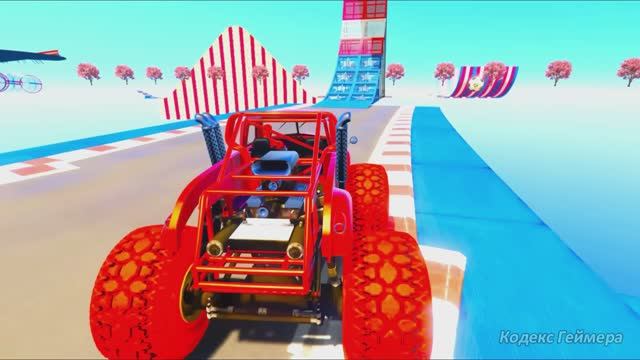 ГТА 5, Супергерои, Крутые тачки, Красивые трюки. прыжки и падения. Приятного просмотра.