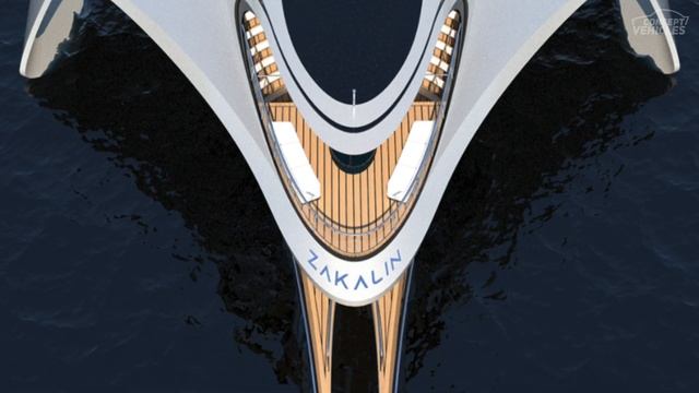 Концепт высокоскоростной супер яхты Zakalin Concept Vehicle 60 | HD