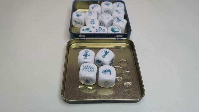Настольная игра "Говорящие кубики "Классик" в жестяной коробке , компания "Десятое королевство"