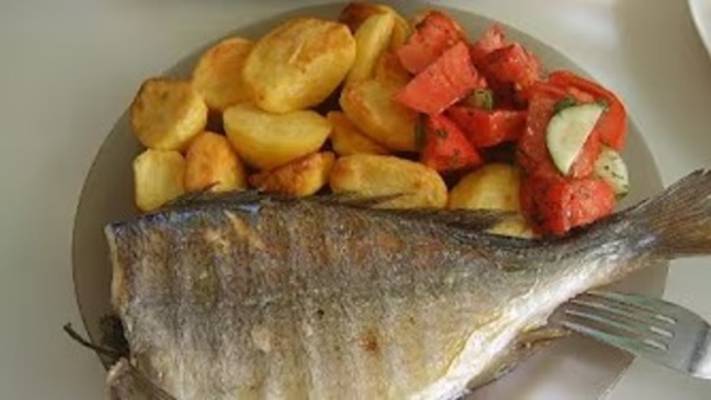 Дорада на обед . Маринкины творинки