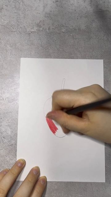 Рисую клубнику | Поэтапное рисование 🍓