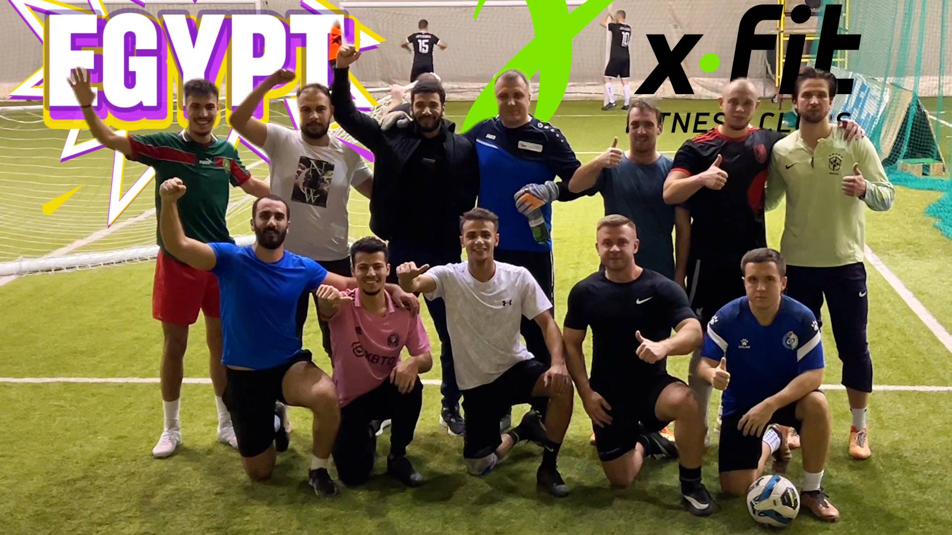 Футбольная команда "X-FIT" против команды "Египет" #video #live #futbol