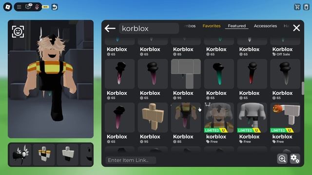 Как сделать korblox не за 17.000 робуксов