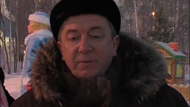 2009 12 24   Мегион открытие снежного городка