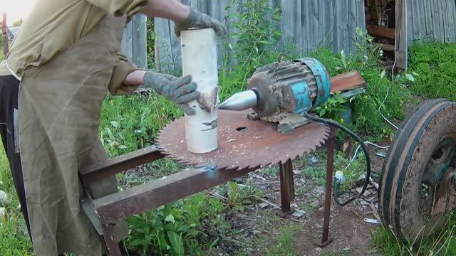 Дровокол винтовой