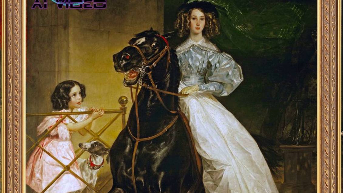 Живая картина/Всадница/Угадай автора