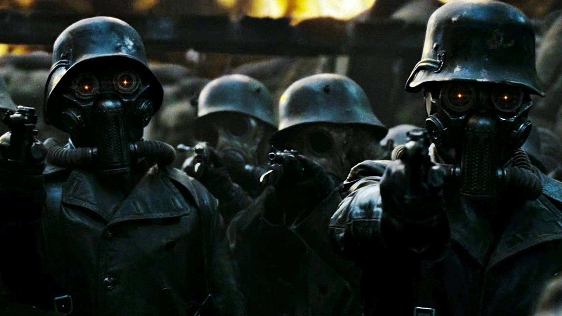 Бой с солдатами-зомби. Фрагмент из фантастического фильма Зака Снайдера «Запрещенный приём, 2011»