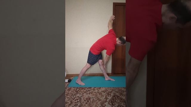 Париврита Триконасана