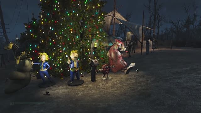 Fallout 4. Старый (прошлый)) Новый год(без модов).