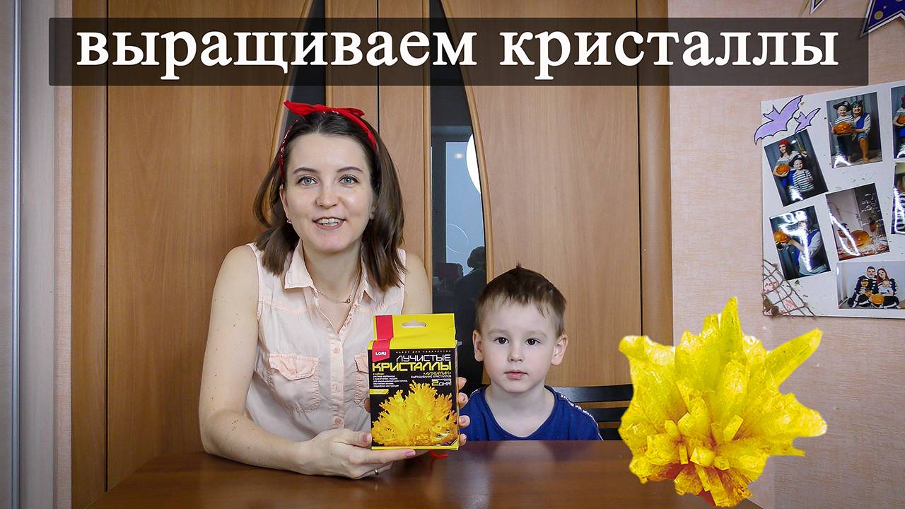 Выращиваем лучистые кристаллы. Занятия с ребенком. Кристалл своими руками. детские поделки.